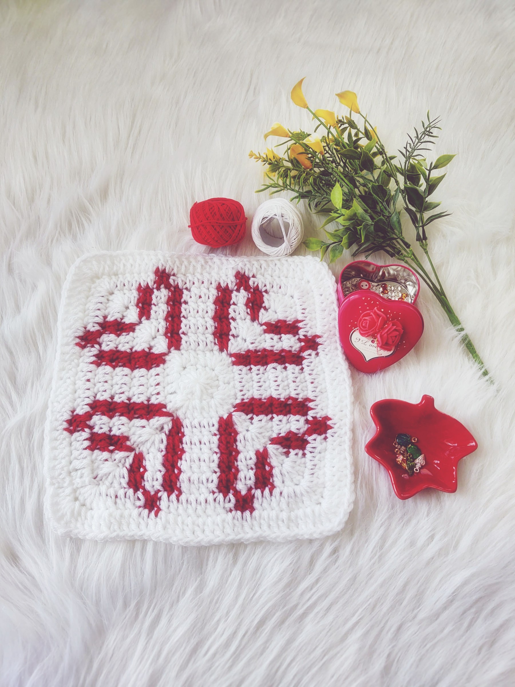Fall Plaid – Cottage Core Mosaic Crochet – Yarny Notes